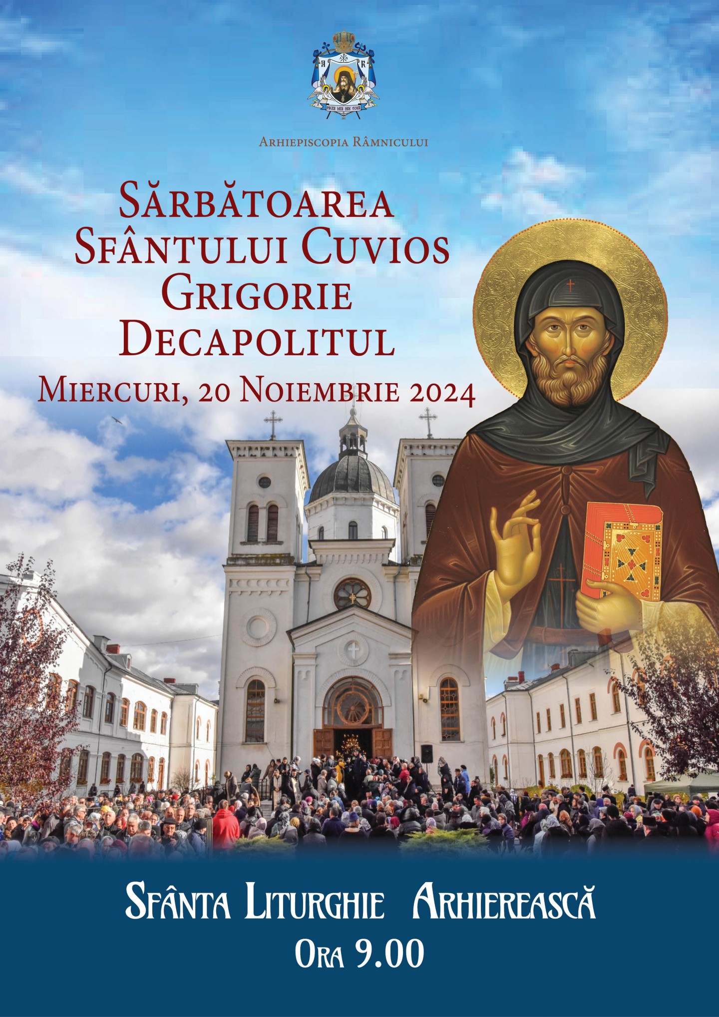 Prăznuirea Sfântului Cuvios Grigorie Decapolitul, ocrotitorul ...